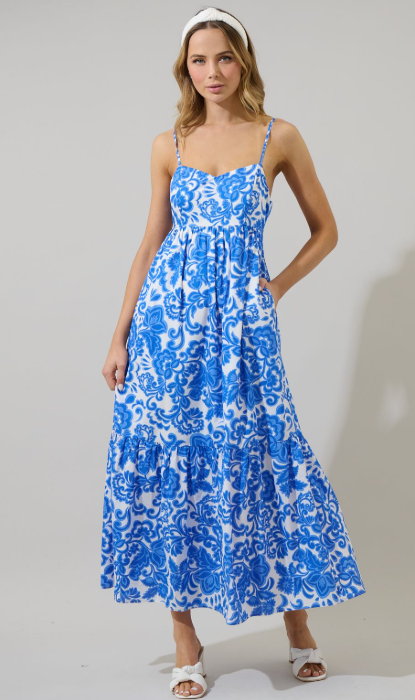 Poppy Floral Maxi Dress – LibbyKat